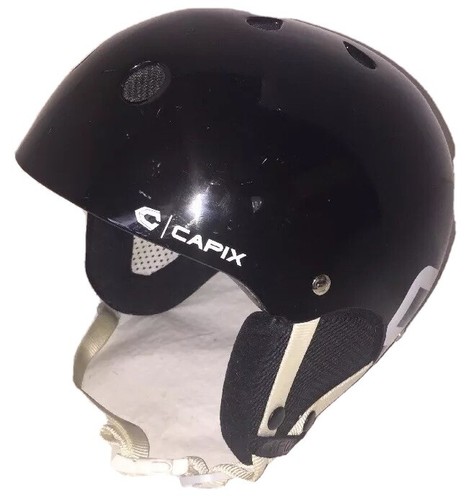Capix O/S SHORTY SNOW HELMET Black Gloss Small 50-54cm 495 Grams Multi ...