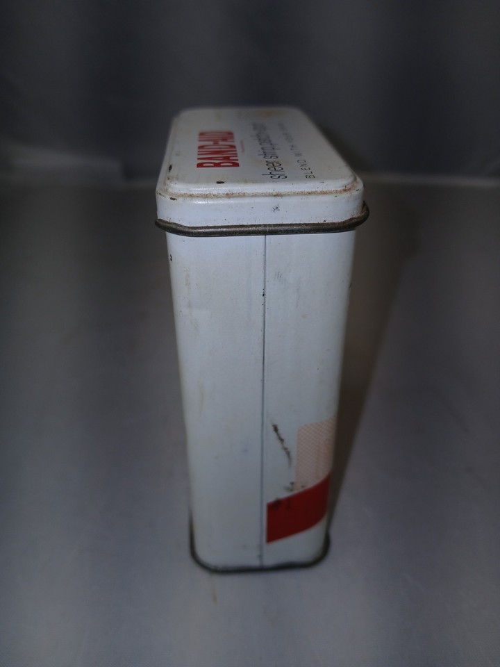 Vintage Johnson And Johnson Band Aid Sheer Strips Tin Box With Insert ...