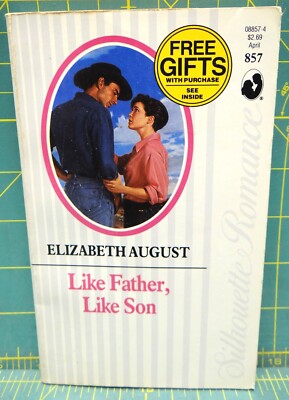 Like Father, Like Son Elizabeth August 1992 Paperback SIlhouette ...