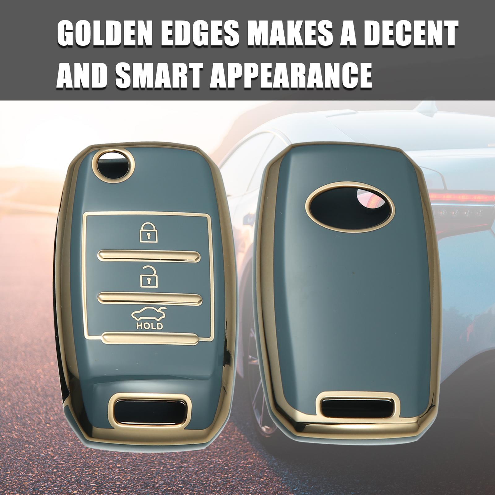 Silicone Car Smart Key Fob Case Cover for KIA Sorento Carens 2013-2014 ...