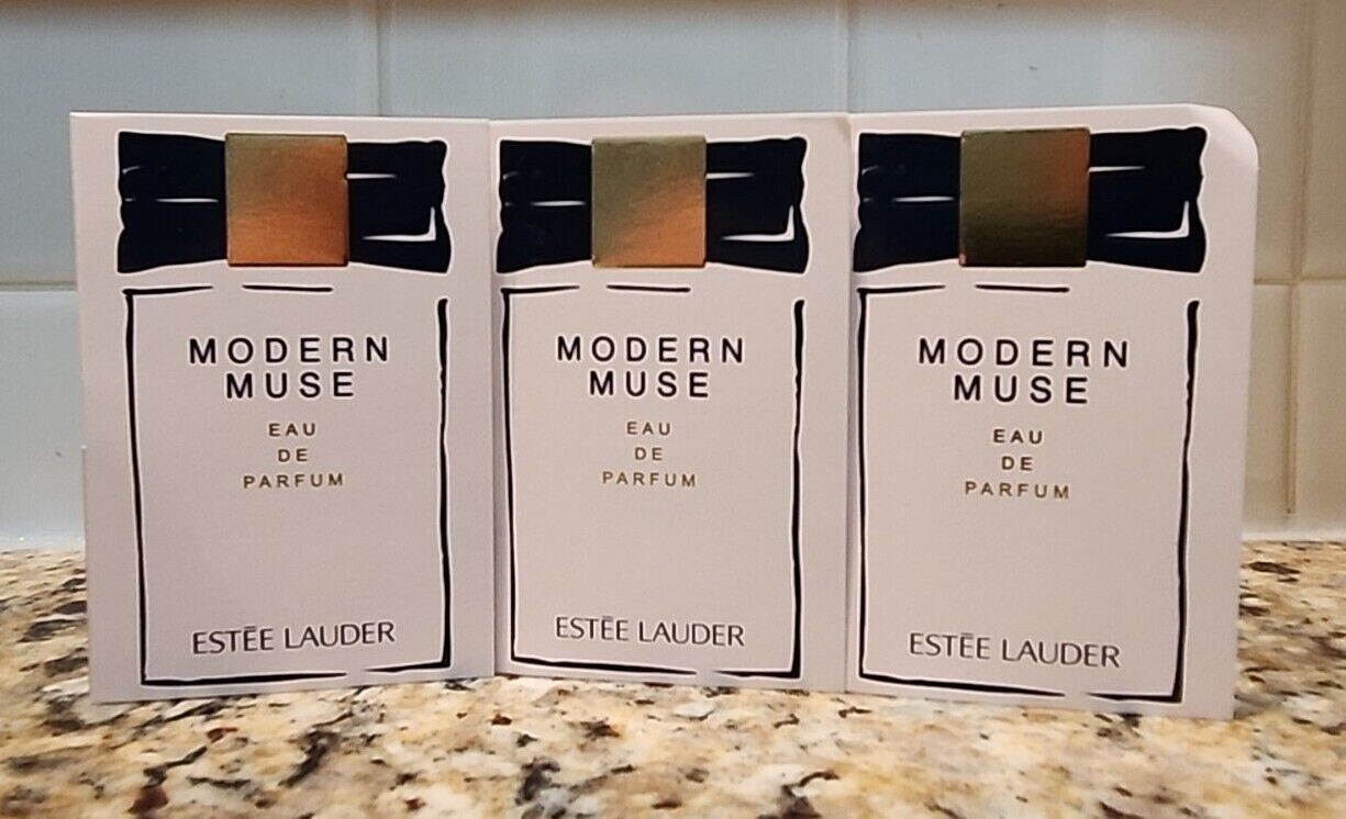 3 Pcs Estee Lauder MODERN MUSE Eau De Parfum EDP Spray Sample Vial .05 ...