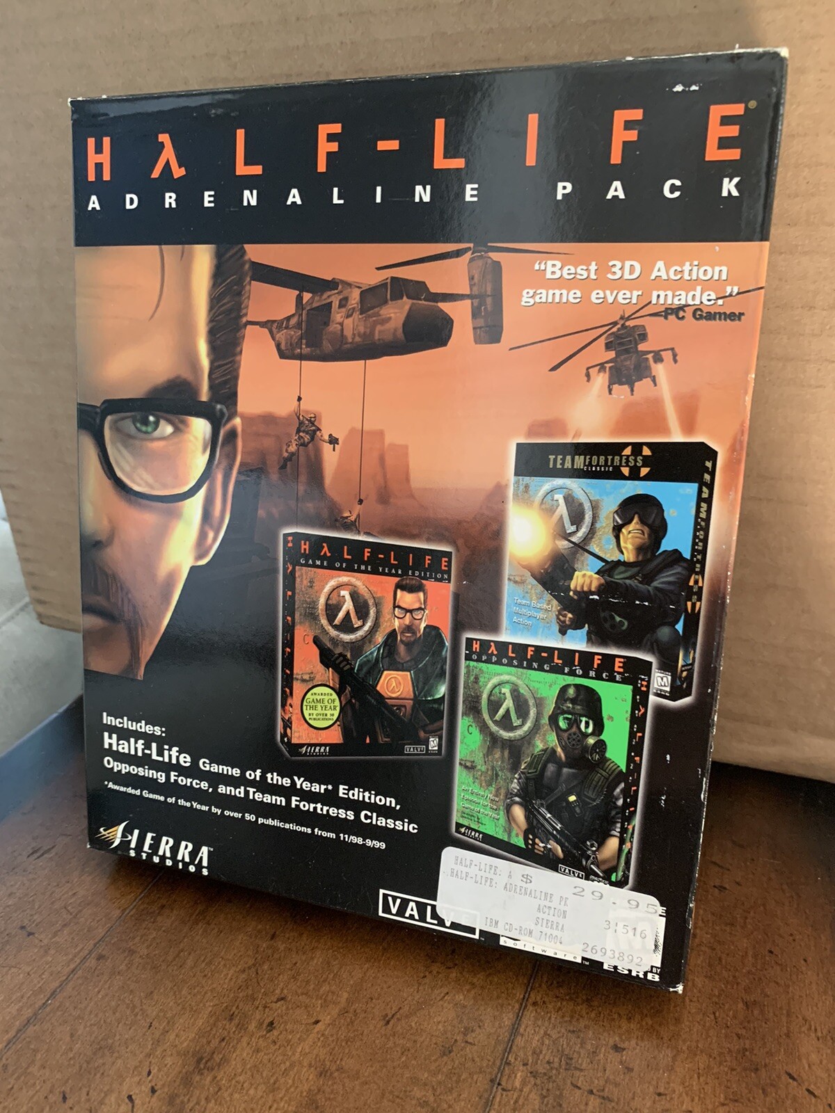 Half-Life: Adrenaline Pack (PC, 1999) Big Box | eBay
