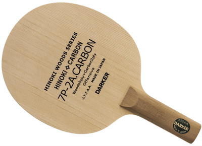Darker Hinoki 7P-2A.Carbon Table Tennis and Ping Pong Blade, Choose ...