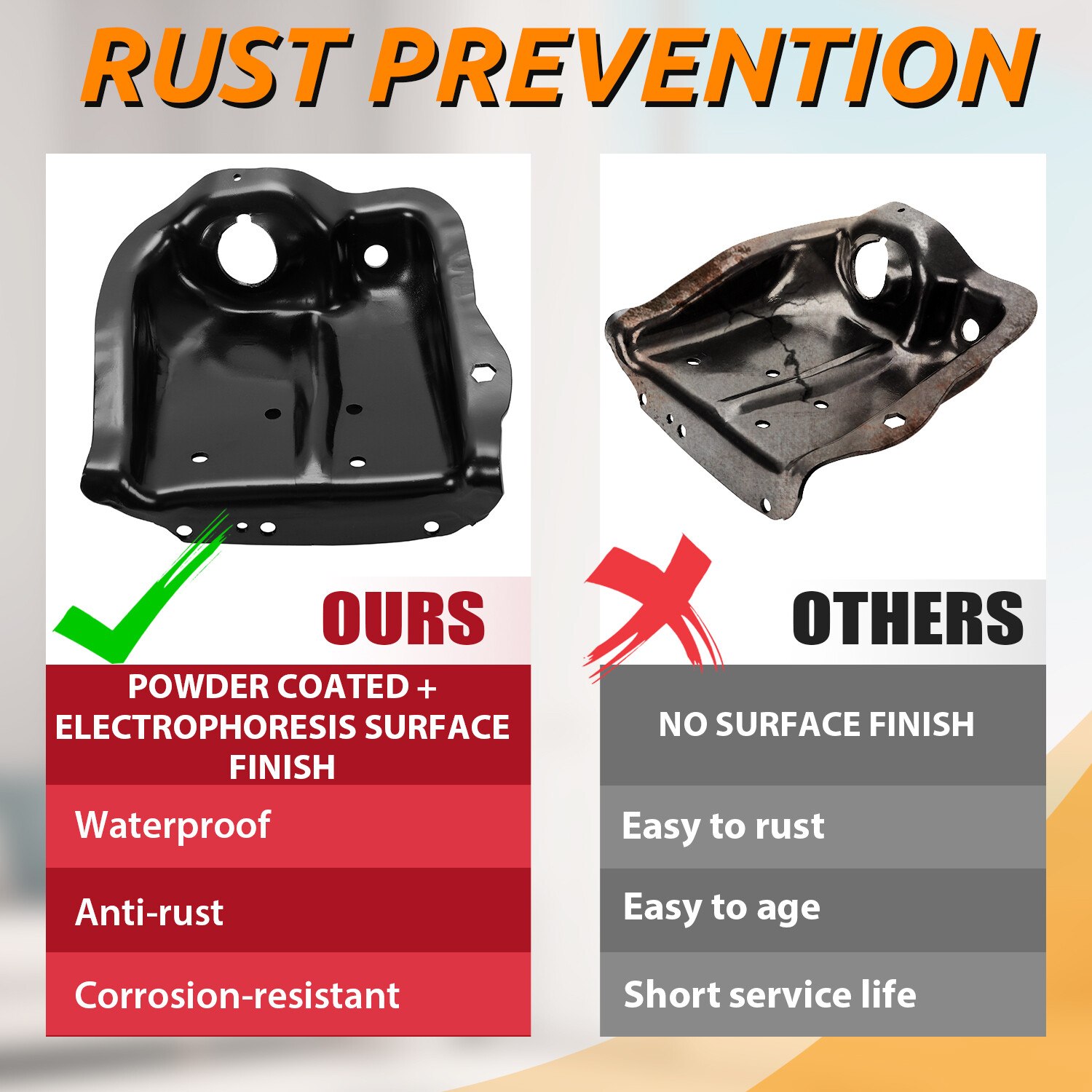 For Ford F-150 Bronco 80-96 Front Coil Spring Tower Shock and Strut ...