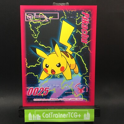x1 Pikachu Sleeve Neon Charge Pokemon Center Original New | eBay