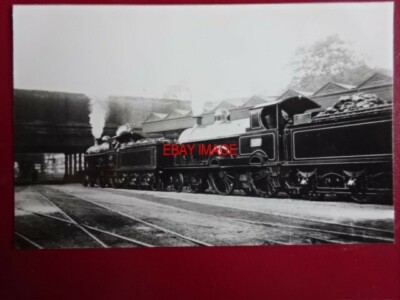 PHOTO DARKROOM - LNWR LOCOS 300 EMERALD AND 654 DREADNOUGHT AT EUSTON ...