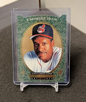 Dave Winfield 1995 Upper Deck SP card 26 Checklist Cleveland Indians | eBay