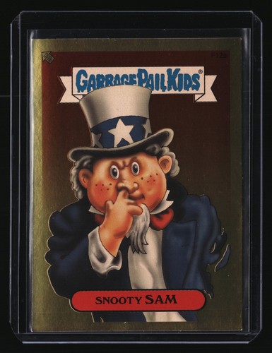 Garbage Pail Kids SNOOTY SAM F12a (2004 GPK All New Series 2 ANS2) Gold ...