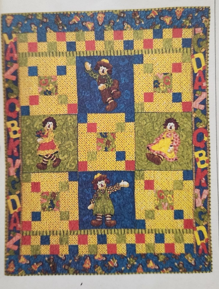 "ABC Pals" Quilt Pattern from 2009 Magazine Easy | eBay
