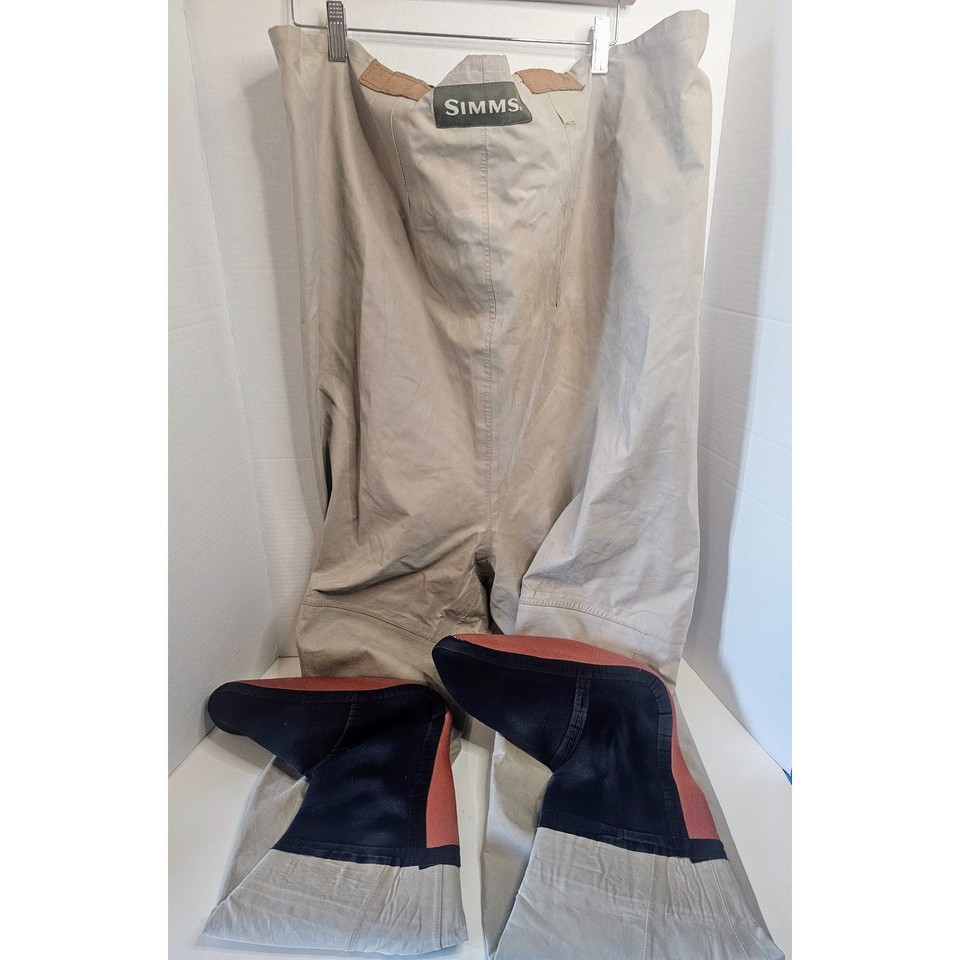 Simms Gore-Tex Fishing Chest Waders Stockingfoot Approx Size XL | eBay
