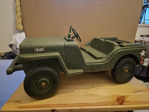 Vintage Action Man Hasbro Palitoy 1975 Jeep GiJoe 1970s Retro GI JOE ...