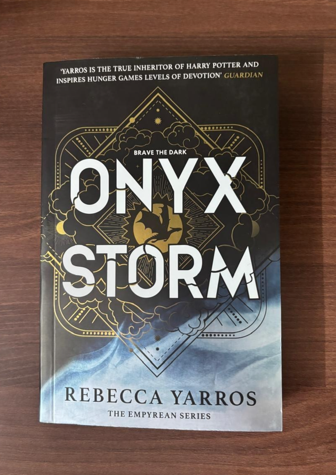 Perfect book gift for Christmas Onyx Storm Paperback By Rebecca Yarros ...