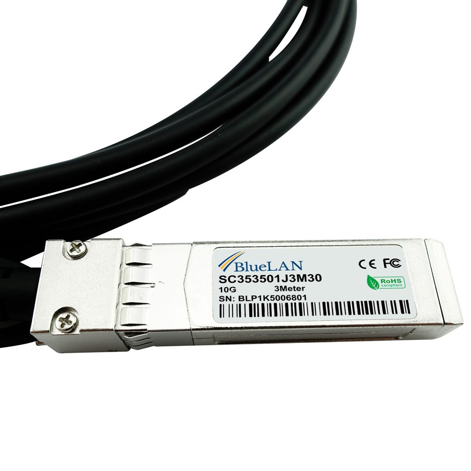 HPE Aruba R9D19A kompatibles BlueLAN DAC SFP+ SC353501J1M30 | eBay