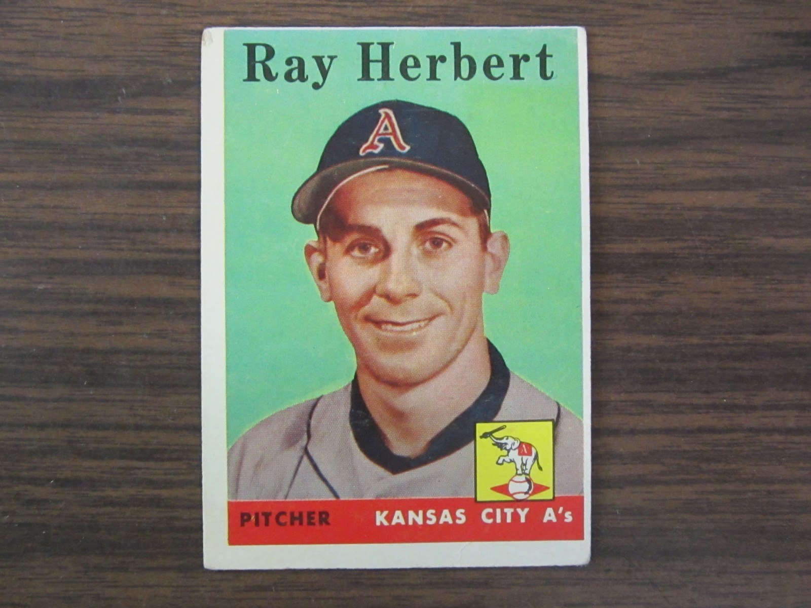 1958 Topps # 379 Ray Herbert Card Kansas City Athletics A's | eBay