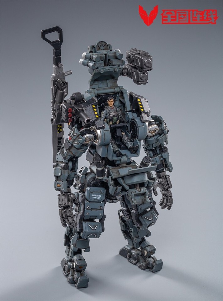 1/25 Scale Steel Bone Armor Movable Military Mecha Model Figure Robot ...