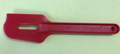 Tupperware Red Slotted Scraper Paddle Spatula Utinsel * | eBay