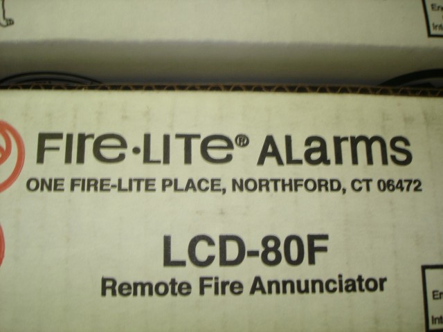 Fire-Lite by Honeywell Lcd-80f 80 Character Remote Fire Annunciator for ...