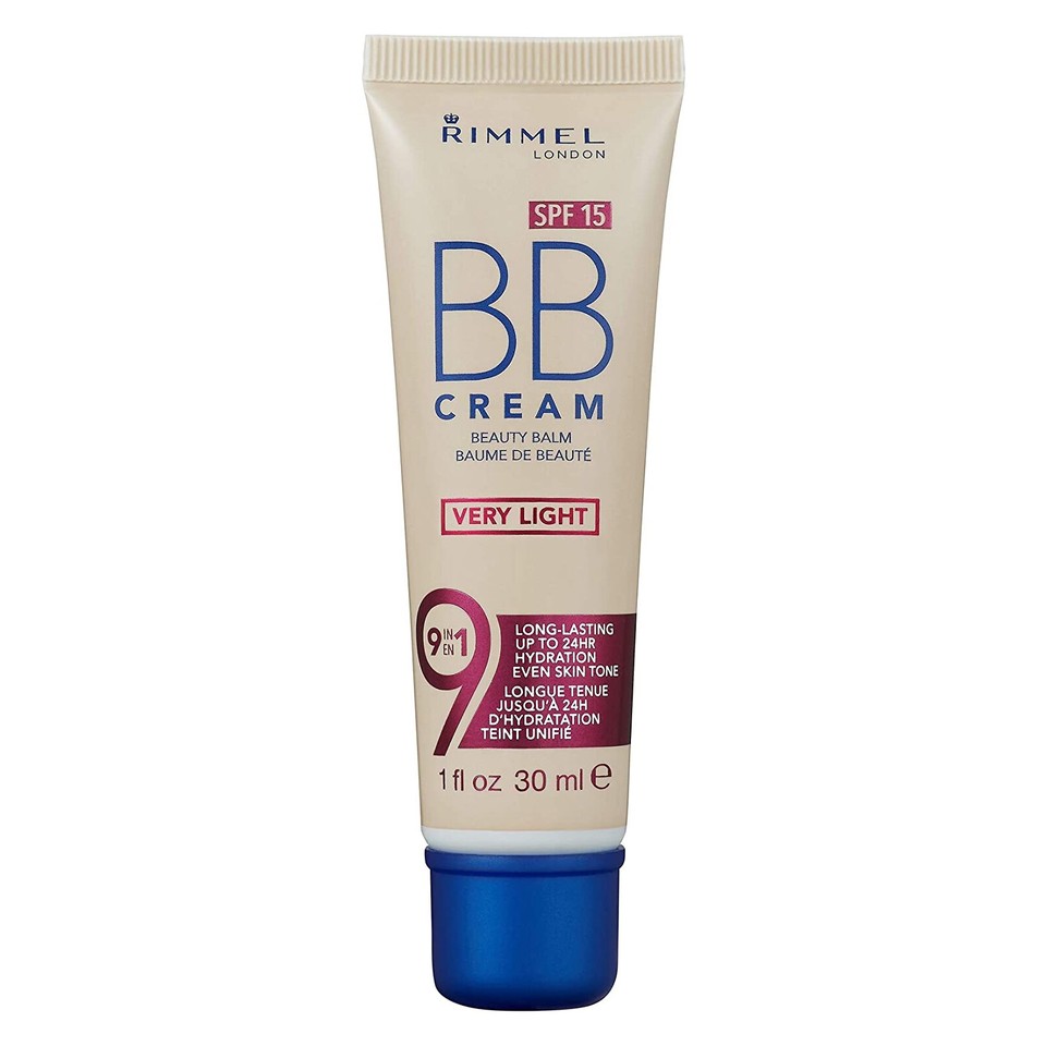 RIMMEL BB Cream 9-in-1 Lightweight Formula Brightening Effect SPF15 ...