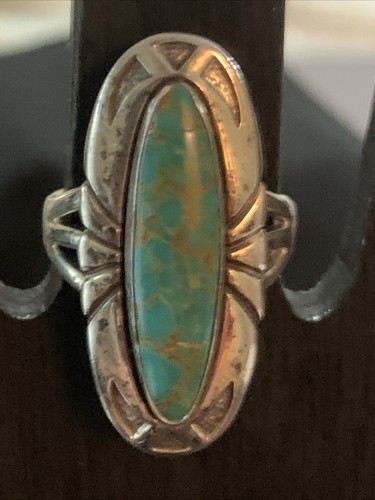VTG Signed Bell Trading Post Native American Sterling Silver Turquoise ...