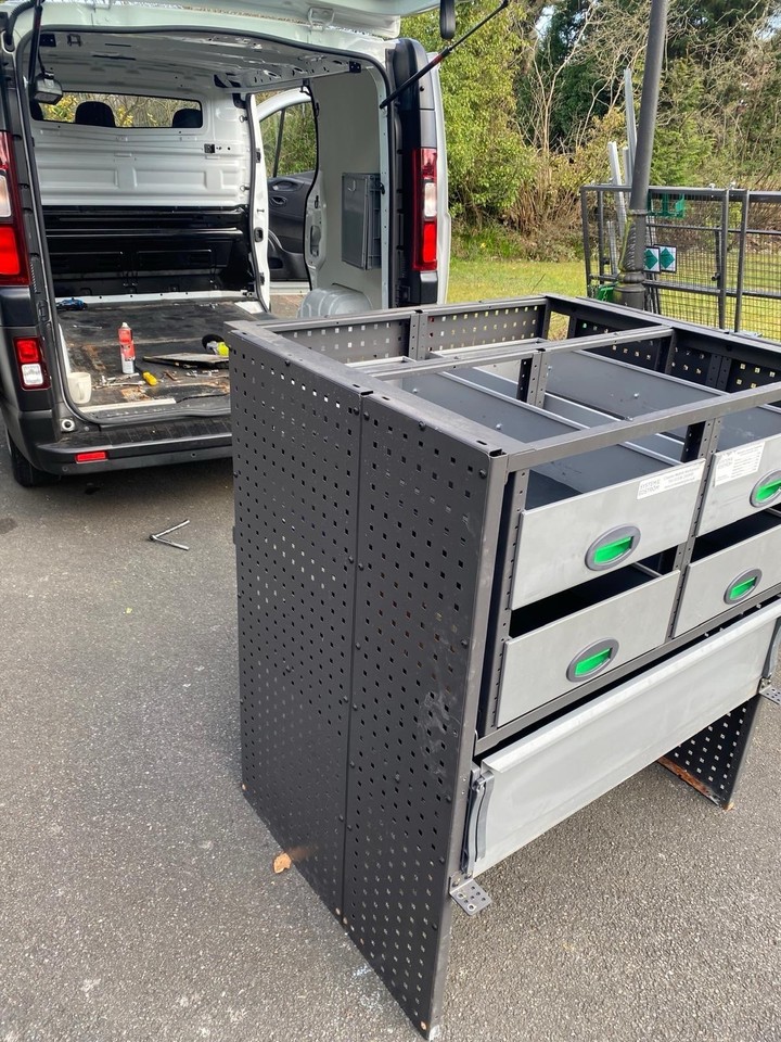 Edstrom Van Racking System Cage And Draws Excellent Condition | eBay UK