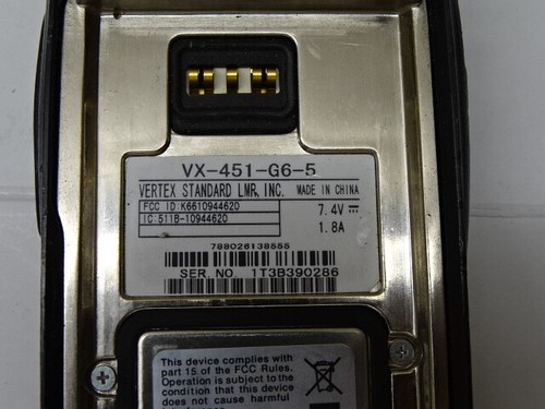 Vertex VX-451-G6-5 Handheld 2-Way Radios UHF | eBay