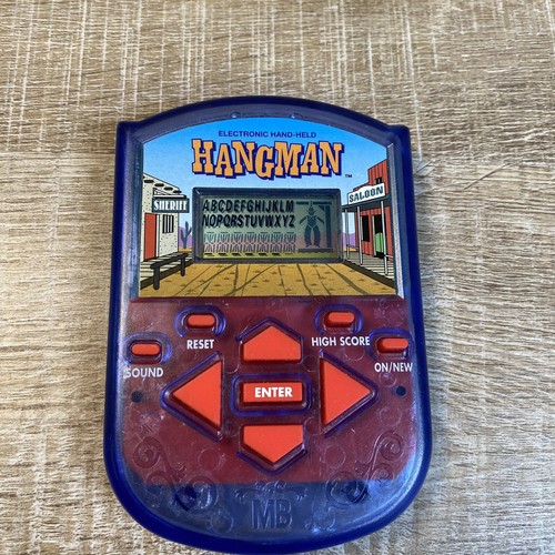 HANGMAN Handheld Electronic Game Hasbro Milton Bradley Works | eBay