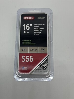 Oregon 16" Saw Chain S56 Low Kickback Husqvarna | eBay