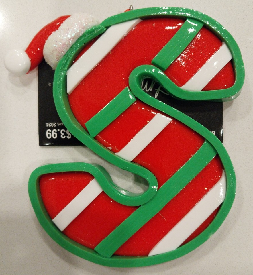 The Christmas Shoppe Rubber Monogram Letter 22 Variations A-K, M-P, R-T ...