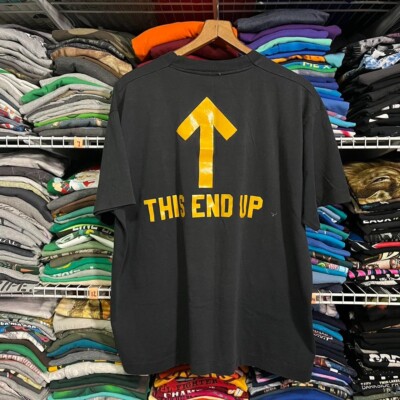 Vintage this end up novelty t shirt XL | eBay