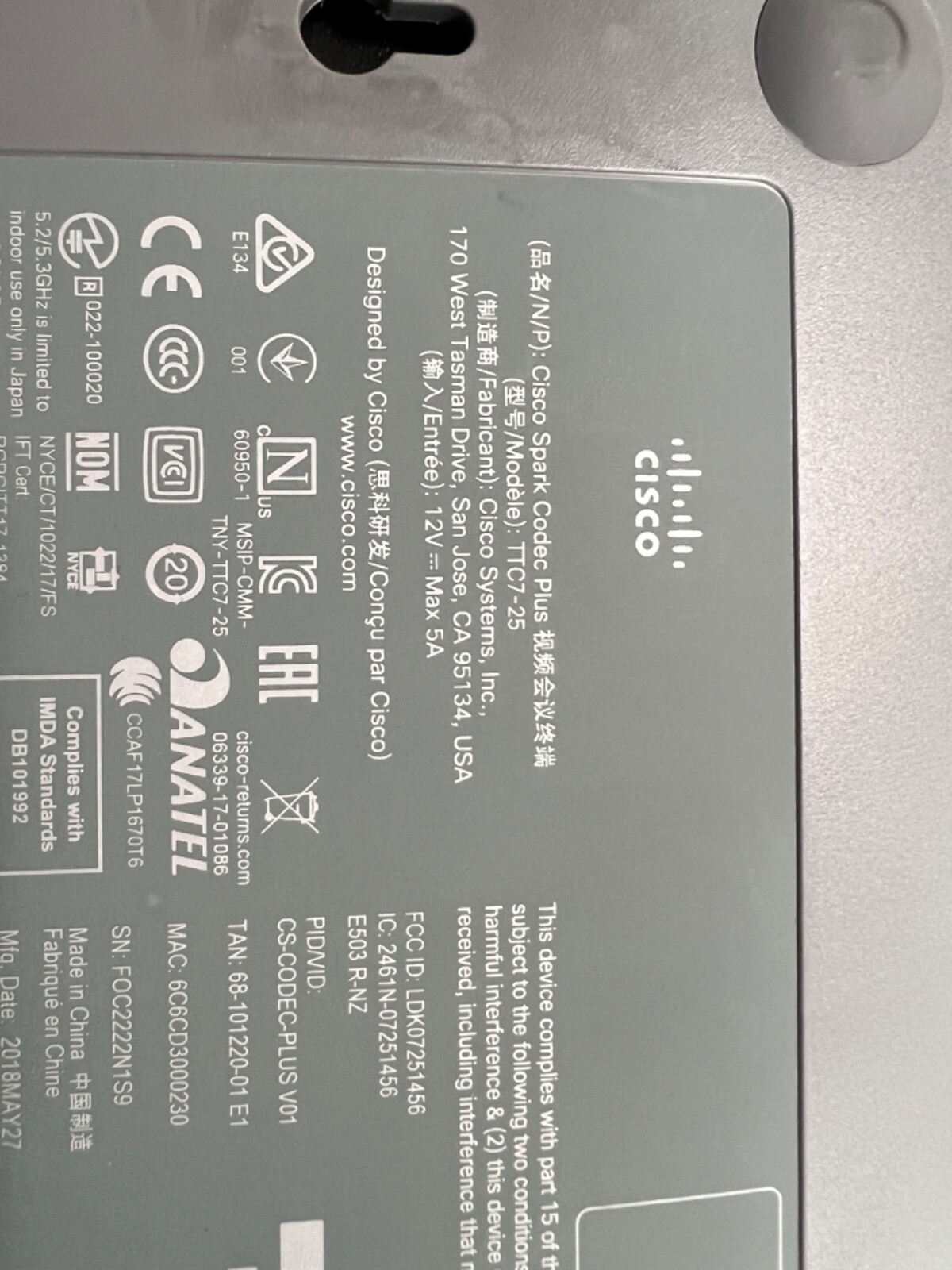 Cisco ttc8-10, ttc5-09, ttc7-25 (kit) | eBay