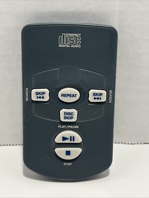 COMPACT DISC Digital Audio REMOTE Control CD Skip Play Pause Small Gray ...
