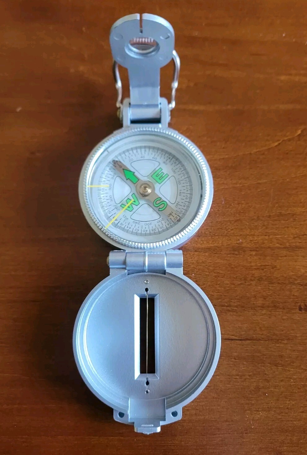 Engineer Directional Handheld Compass w/ Magnifying Lens • Belt Carry ...