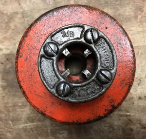 RIDGID 3/8 PIPE THREADING DIE HEAD Pipe Threader RIGID | eBay