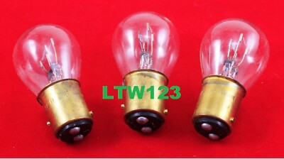 (4 Pieces) Bulb 1154 bulb 6V. Dual contacts tail/ stop or brake light ...