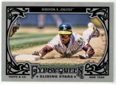 2013 Topps Gypsy Queen Rickey Henderson Slider Stars #SS-RH | eBay