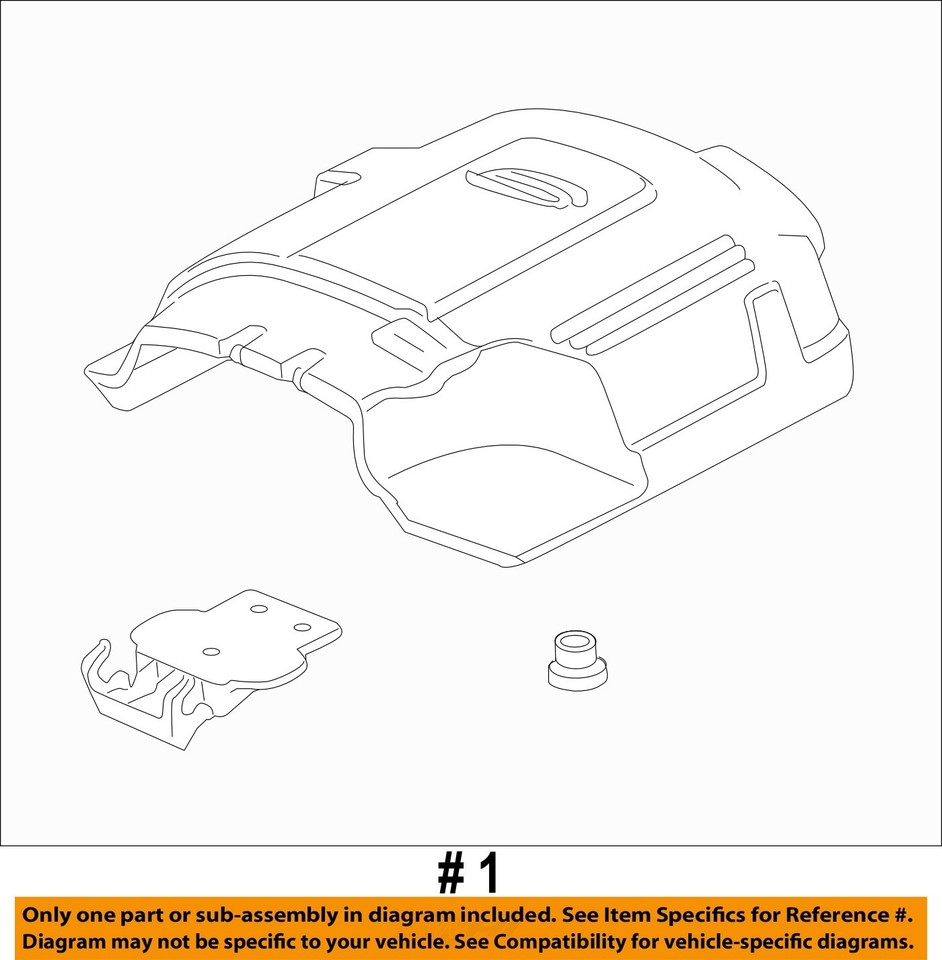 GM OEM 07-19 Escalade ESV Engine Engine Appearance Cover-Engine Cover ...