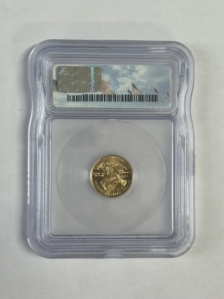 2001 9-11-01 ICG MS70 WTC Ground Zero Recovery $5 1/10 Gold Eagle 1 Of ...