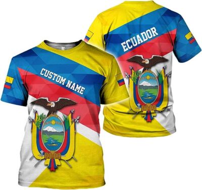 Personalized Ecuador Shirt Men Women, Ecuadorian Tshirt, Ecuadorian ...