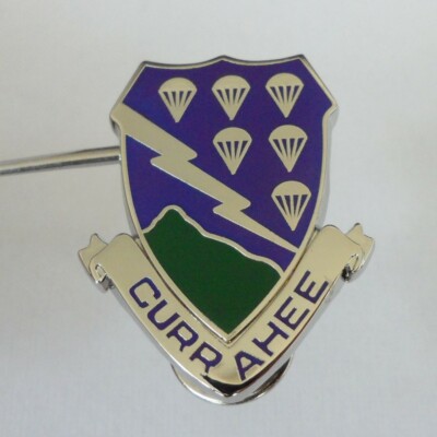 WW2 US Army 506th Infantry Regiment Currahee Distinctive unit insignia ...