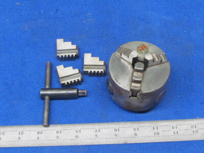 3" 3 Jaw Chuck w/ 2 Sets of jaws N-218 | eBay