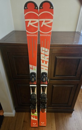 146 cm Rossignol Hero FIS SL PRO Skis With Bindings Junior Skis | eBay