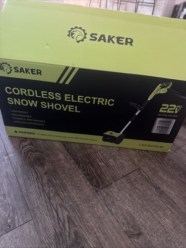 Saker Cordless 22v Brushless Snow Shovel NO BATTERIES! | eBay