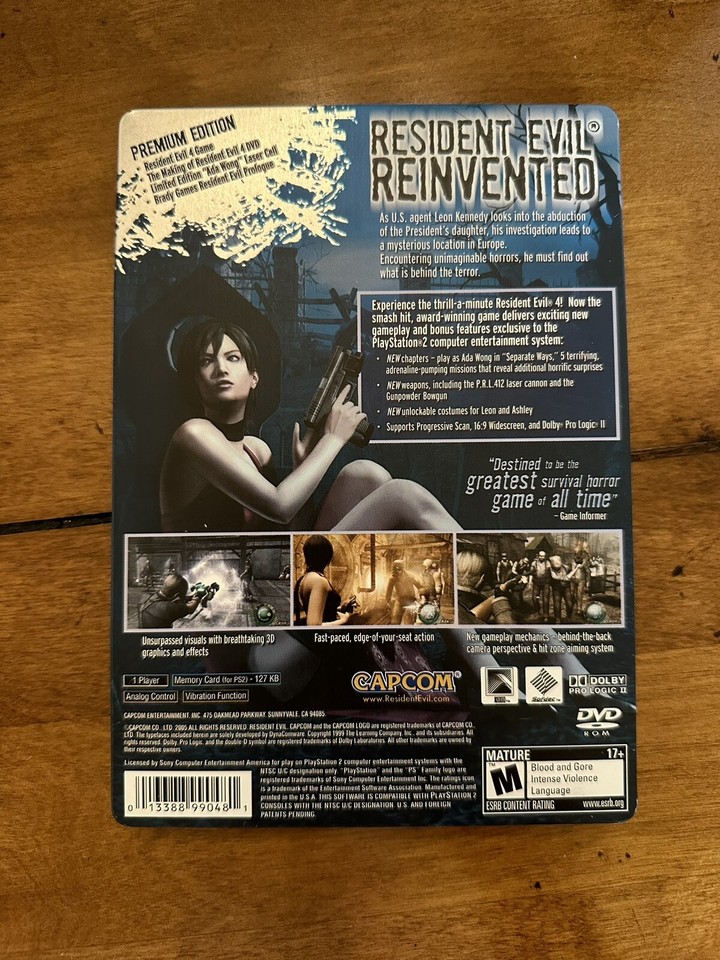 Resident Evil 4 ps2 steelbook COMPLETE | eBay