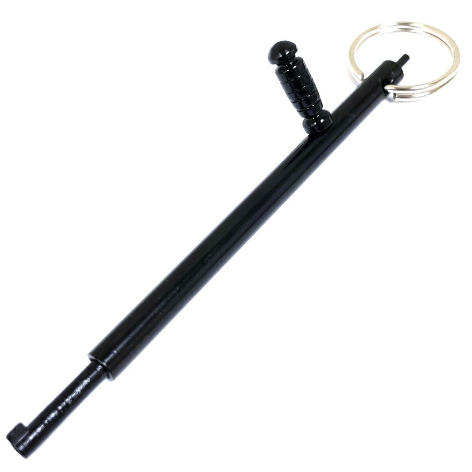 2PC M-TECH USA Universal Aluminum Pocket Key, Black, Handcuff Key Hand ...