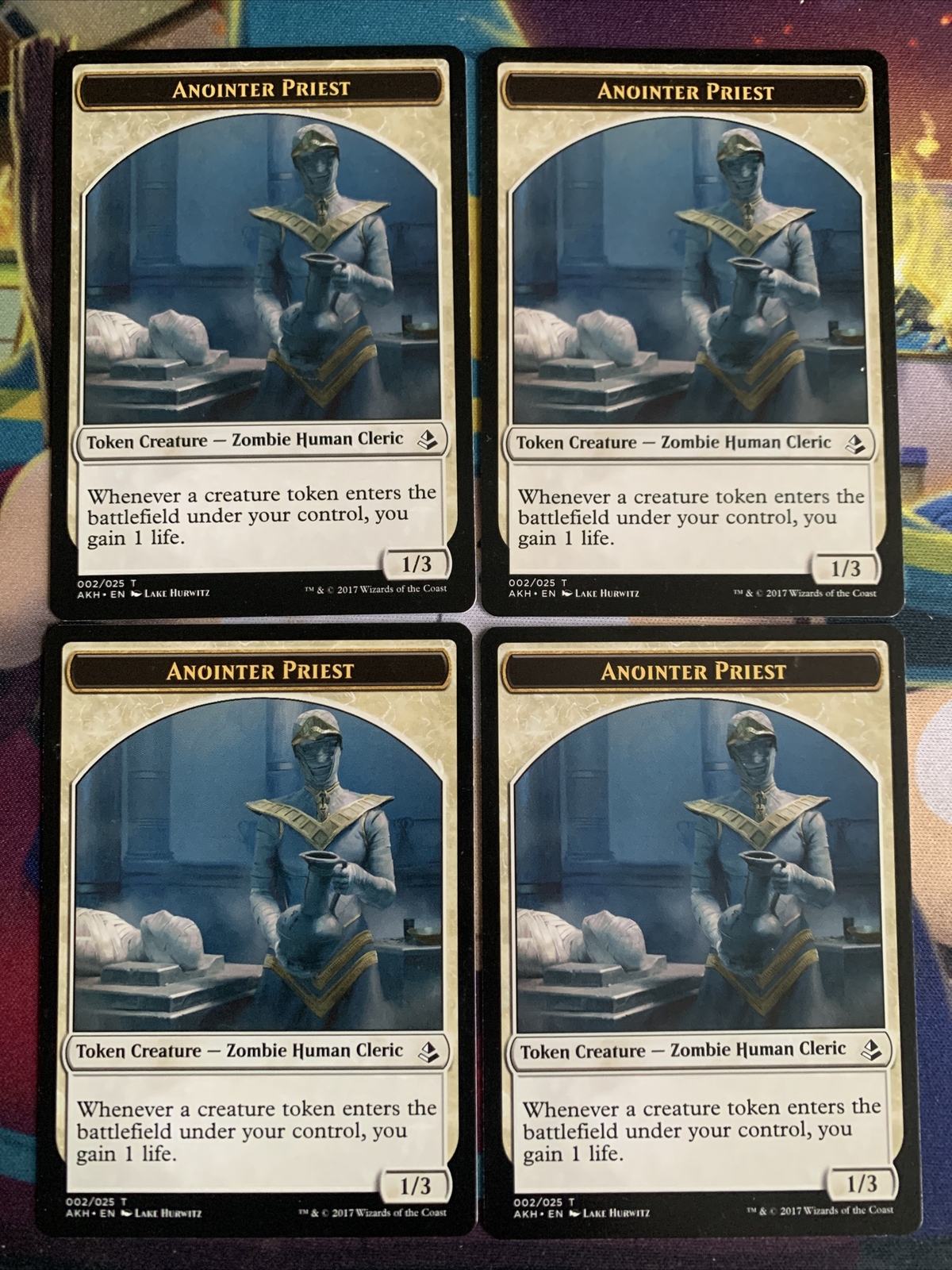 4x Anointer Priest | TOKEN | Amonkhet | MTG Magic The Gathering Cards ...