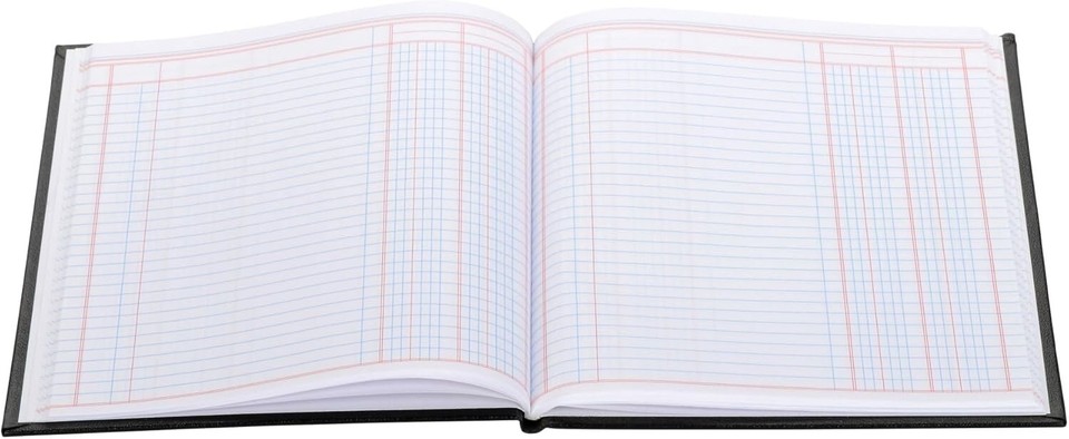 Hardbound Accounting Journal, 2 Columns, 80 Pages, 9.25 x 7 Inches 30 ...
