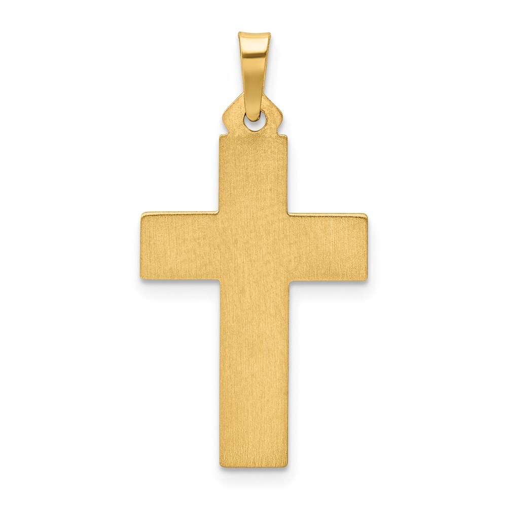 14k Yellow Gold Latin Cross Pendant L- 1.22", 0.92 gram Gift for Mother ...