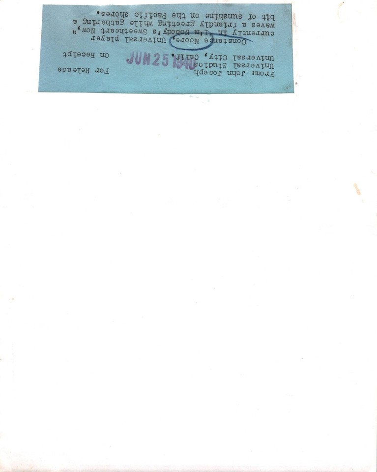 HOLLYWOOD BEAUTY CONSTANCE MOORE STUNNING PORTRAIT 1940 CHEESECAKE ...