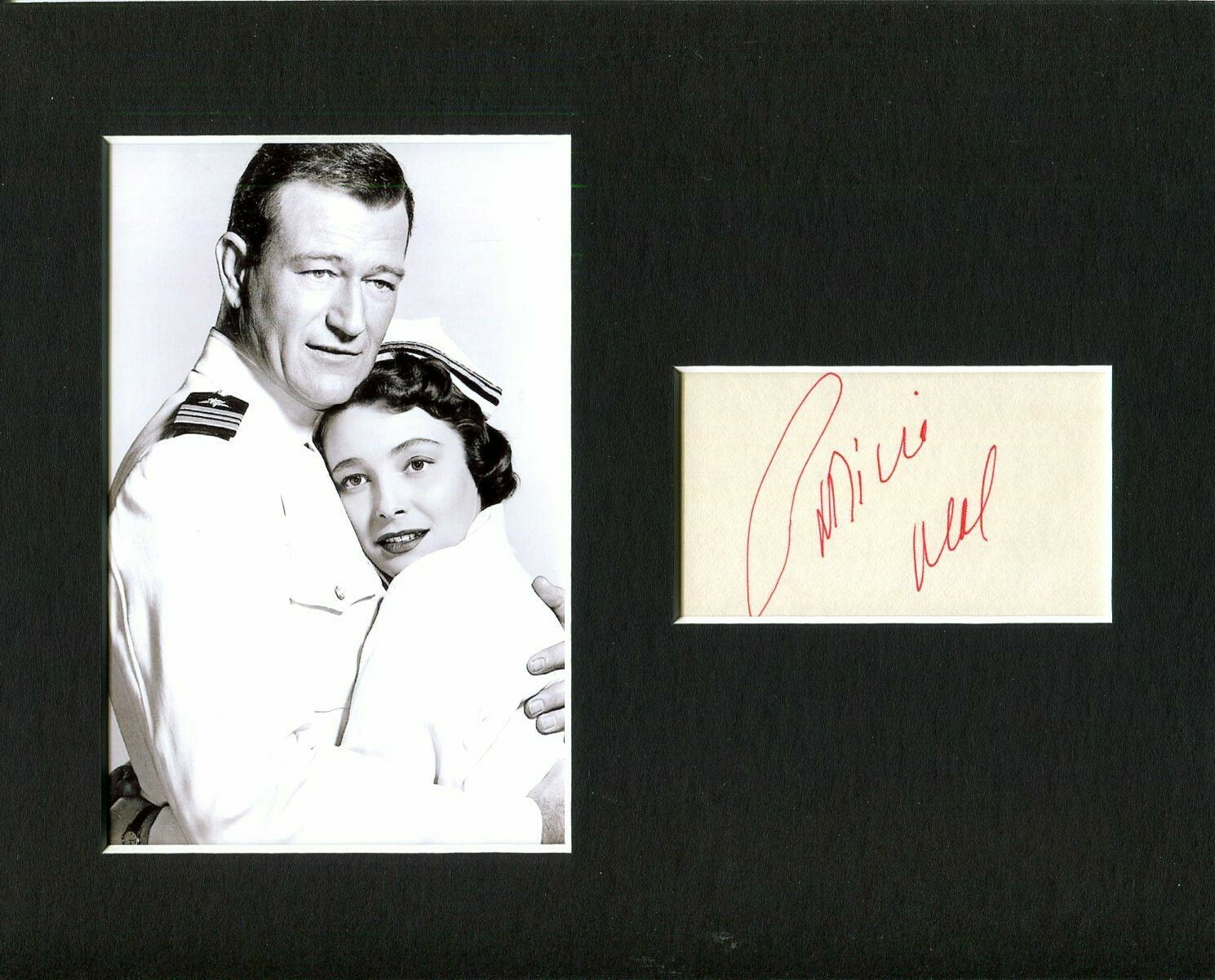 Patricia Neal Operation Pacific Signed Autograph Photo Display W/ John ...
