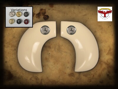 UBERTI BIRDSHEAD MAGNA-TUSK™ 1P IVORY GRIPS ~ Cattleman, Cimarron ...